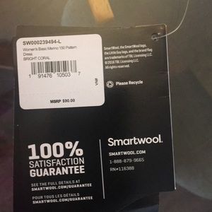 Smartwool | Dresses | Smartwool Merino Dress In Bright Coral L Nwt ...